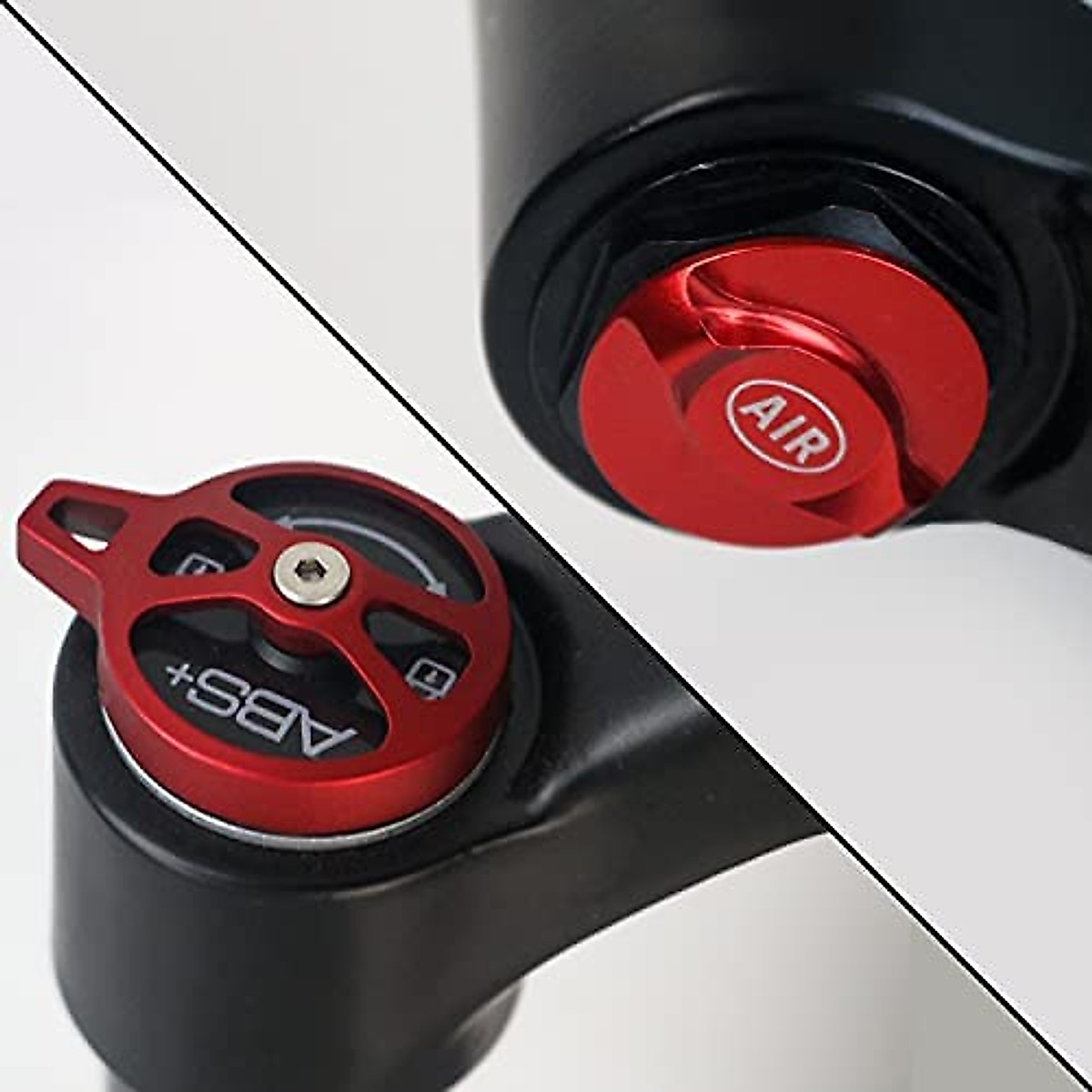 ZTZ MTB Fork Mountain Bike Suspension Fork26/27.5/29 Travel 120mm MTB Air Suspension Fork, Rebound Adjust 1 1/8 Straight Tube QR 9mm Manual/Remote Lockout