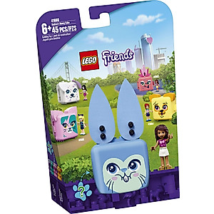 LEGO Friends Andrea’s Bunny Cube 41666 Building Kit; Rabbit Toy for Kids with an Andrea Mini-Doll Toy; Bunny Toy Makes a Creative Gift for Kids Who Love Portable Playsets, New 2021 (45 Pieces)