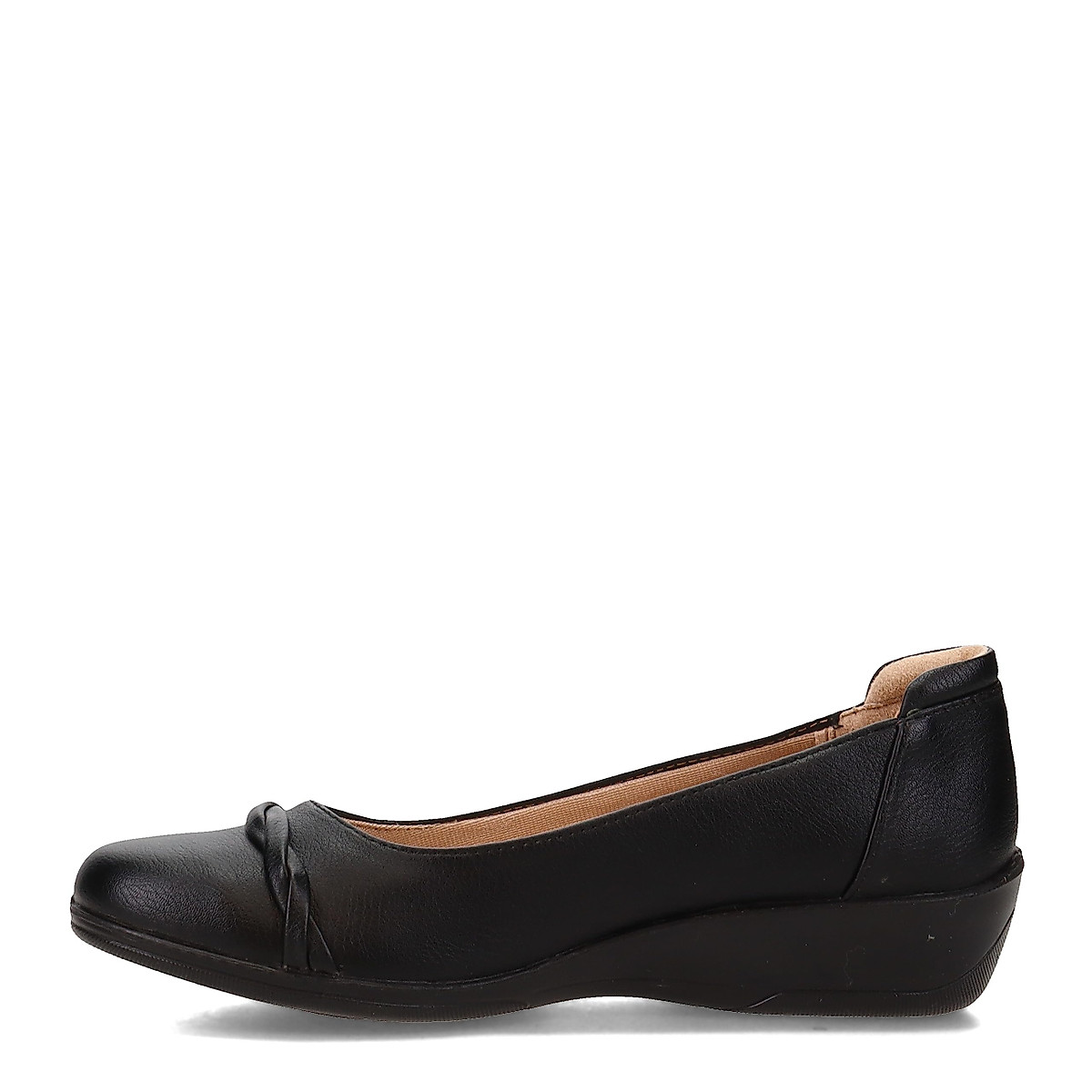 LifeStride Womens Impact Loafer, Black, 8.5 Wide US