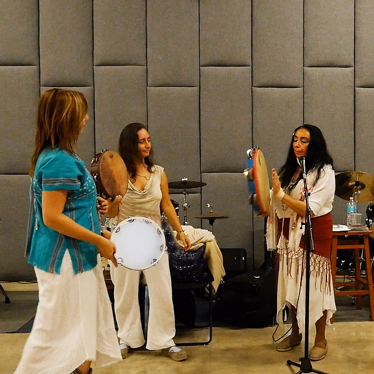 FengWu 3 Pack Tambourine for Adults Wooden Tambourine 6 inch 7 inch 10 inch Hand Held Tambourine Metal Jingles Single Row Instrument Handheld Tambourine Drum for Church, KTV, Musical Educational