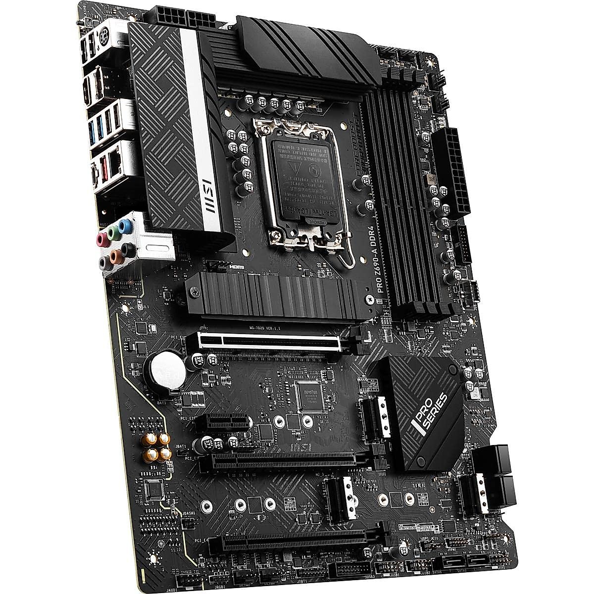 MSI PRO Z690-P DDR4 ProSeries Motherboard (ATX, 12th Gen Intel Core, LGA 1700 Socket, DDR4, PCIe 4, CFX, M.2 Slots)