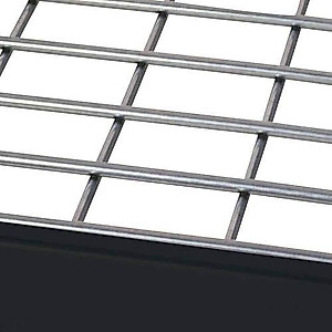 Edsal 72"H x 77"L x 24"W Steel Welded Storage Rack, Black