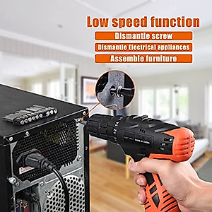 Power Tools Combo Kit, LETTON Tool Set with 60pcs Accessories Toolbox and 16.8V Cordless Drill Set for Home Cordless Repair Tool Kit