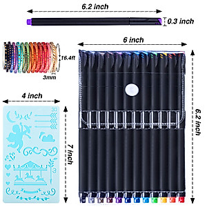 Scrapbooking Supplies Kit Scrapbook Tools and Supplies Journal Stencil Washi Tape and Journal Planner Pen for Journal Notebook Diary DIY Plastic Drawing Template(Style B)
