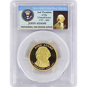 2007 Adams Presidential S Proof Presidential Dollar PR-69 PCGS