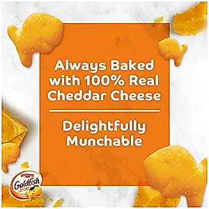 Goldfish Cheddar Crackers, Snack Crackers, 30 oz carton, 2 CT box