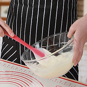 ALIPOBO Extra Thick Non Stick Cookie Dough Rolling Mat, Silicone Pastry Mat with Measurements, Pie Crust Mat, Table & Counter Top Mat (16''(W) 20''(L))