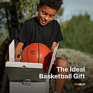 SiQ Smart Basketball, App, and Sensor | Shoot Better Now – Proven Results. Kids to Pro | Next-Gen AI Shot Analyzer, Realtime Shooting Coaching, Pro Leather Ball - ‎Men’s Size 7 + 12M Subscription