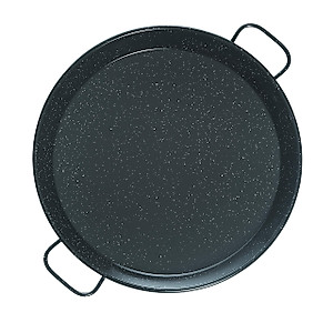 Mabel Home 23.5 inch / 60cm Enamaled Steel Paella Pan, 23.5" (60cm)