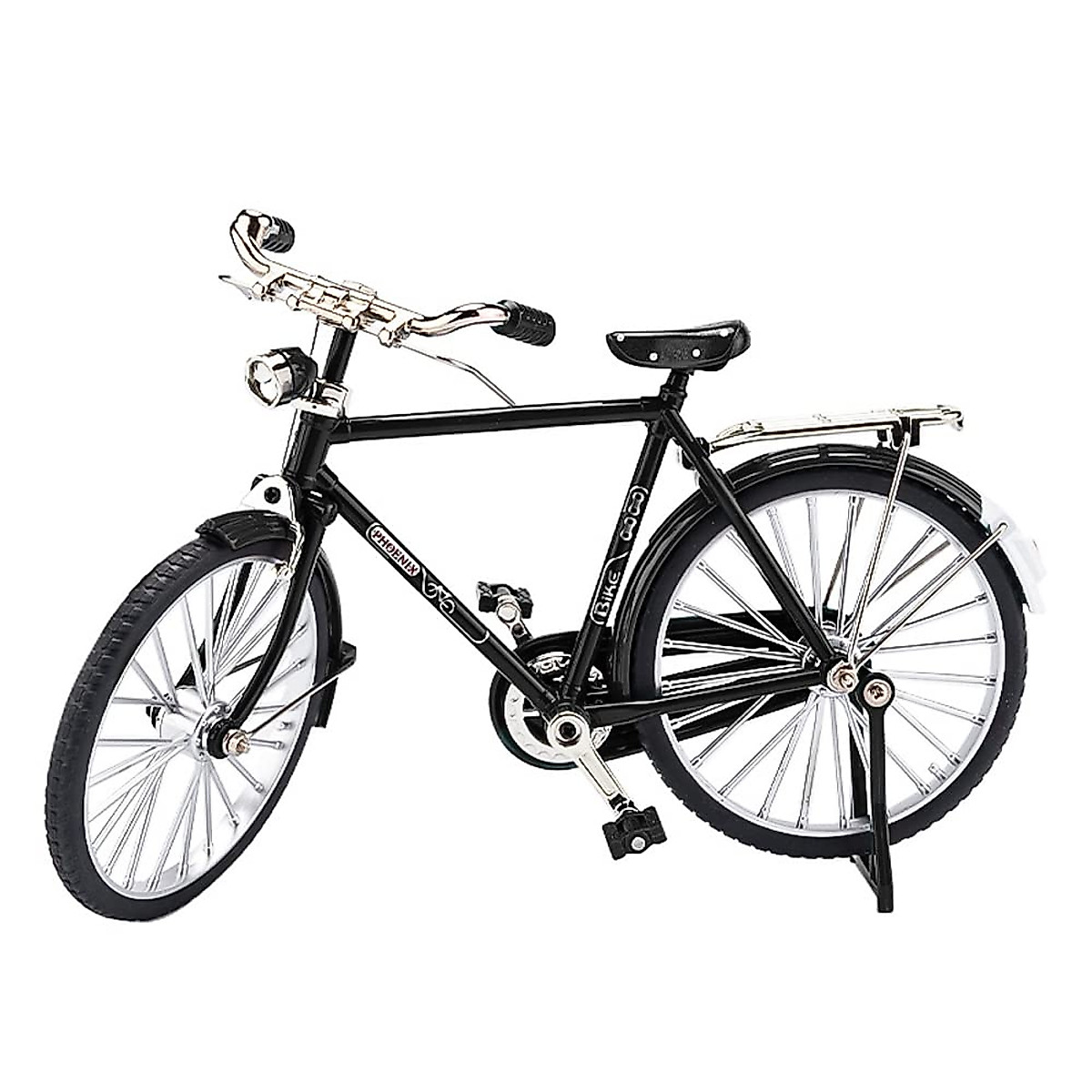 VALINK DIY Bicycled Model kit, Bike Model DIY, Mini Retro Style, Retro Classic Metal Art Bike Model Black