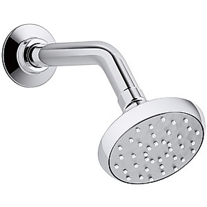 KOHLER K-72422-CP Awaken B90 Single-Function 1.5 GPM Showerhead, Polished Chrome