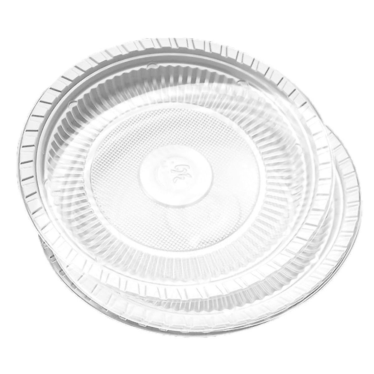 YAOSHENG 100PCS Disposable plastic table ​plate for Party Supplies,Holiday,Easter,Cake.