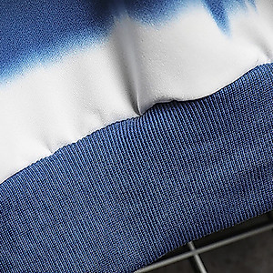 Ymosrh Mens Hoodies, Oversize Hoodies Sweatshirt Plain Hoodies for Women Multipack Blank Hoodie Cotton Men's New Stripe Autumn Blouse Casual Fashion Long Sleeve Top Shirt Pullover Fleece (5XL, Blue)