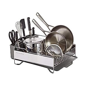 KitchenAid Full Size Dish Rack, Light Grey