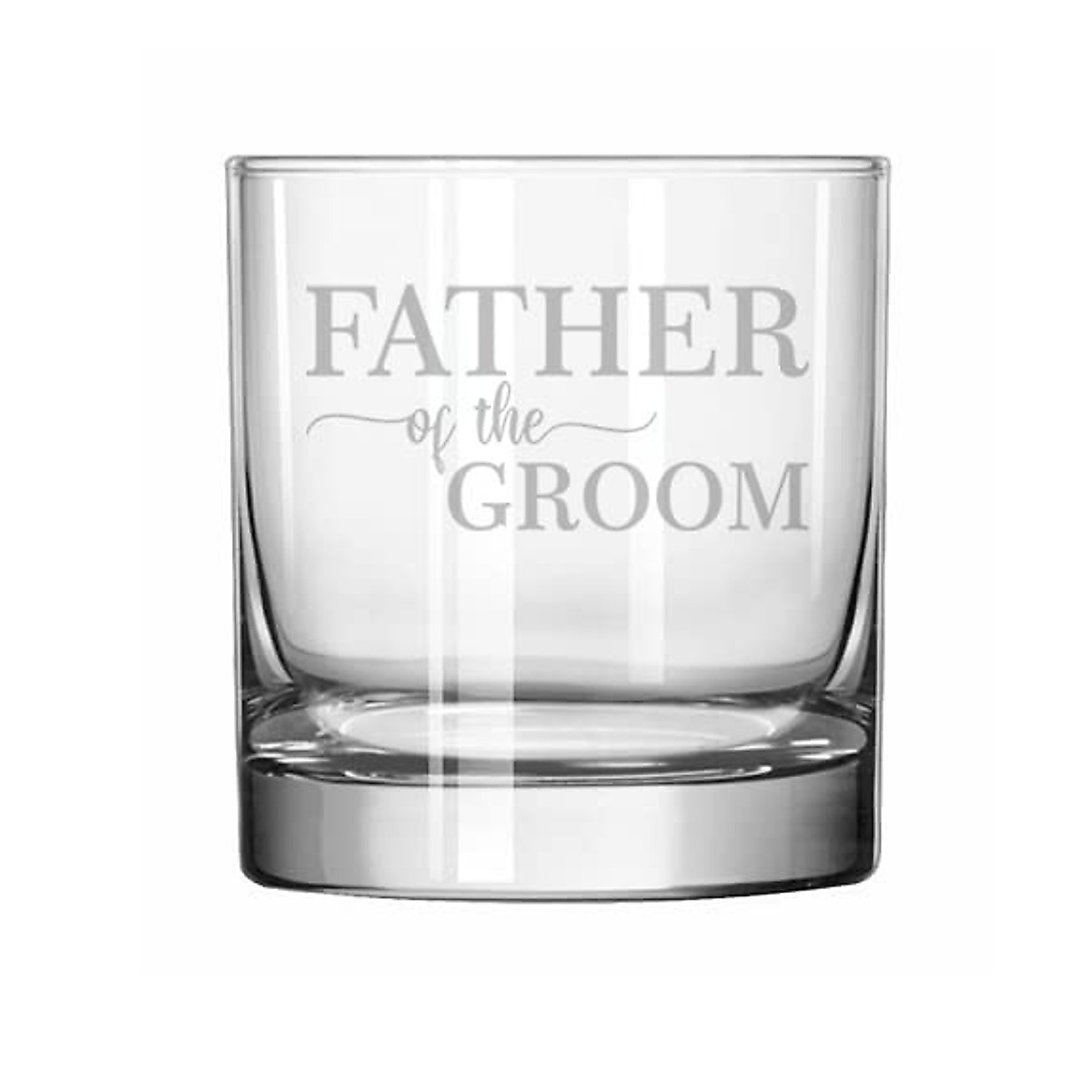 MIP 11 oz Rocks Whiskey Old Fashioned Glass Gift Father Of The Groom