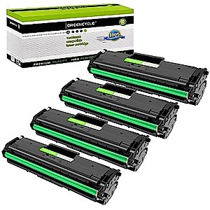 greencycle 4 Pack Compatible Toner Cartridge Replacement for Samsung MLT-D111S MLTD111S MLT111S 111S 111L Black Compatible with Xpress SL-M2020W M2020 M2070W M2070 M2022W 2022W M2024W Printer