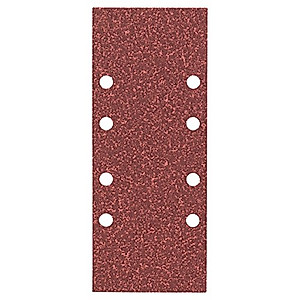 Bosch Home and Garden 2609256A94 10-Piece Sanding Sheet Set for Orbital Sanders 93 x 230, 40