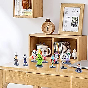 Christmas Figure Anime Action Figure Anime Cake Topper Collectible Doll Set Anime Dolls Toys (Night-marec figure)