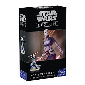 Star Wars: Legion Asajj Ventress Operative Expansion - Unleash Sinister Power! Tabletop Miniatures Strategy Game for Kids and Adults, Ages 14+, 2 Players, 3 Hour Playtime, Made by Atomic Mass Games