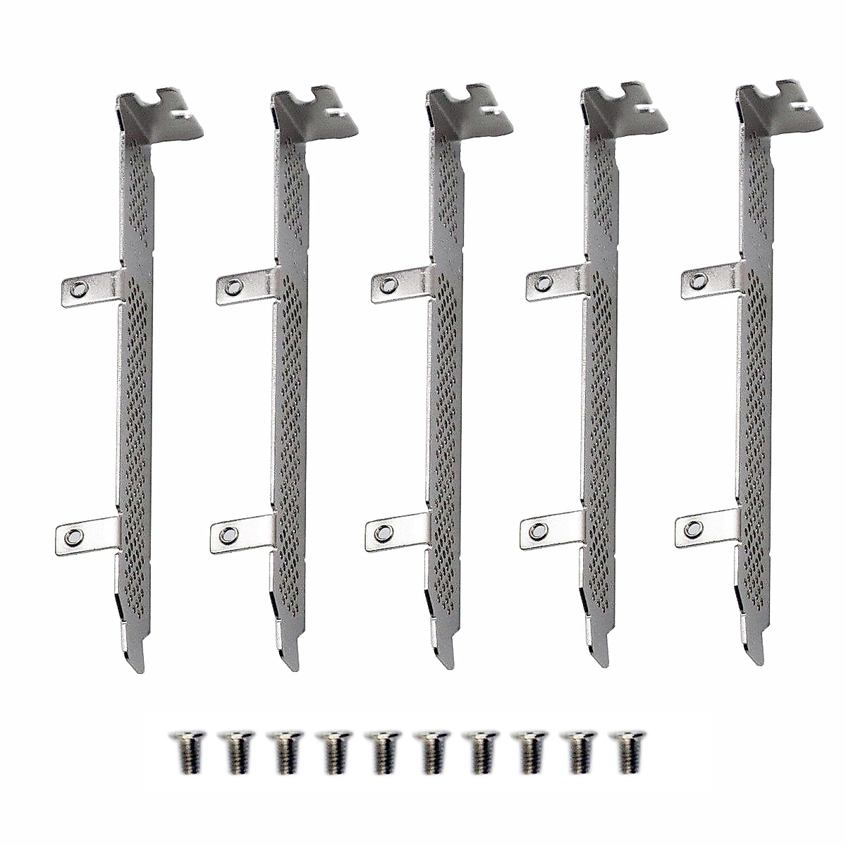 5pcs Generic Full Long Height or Short Bracket for Intel DC 750 P3500 P3600 P3700 P3608 P4608 P3605 SSD with Screws (5pcs Long)