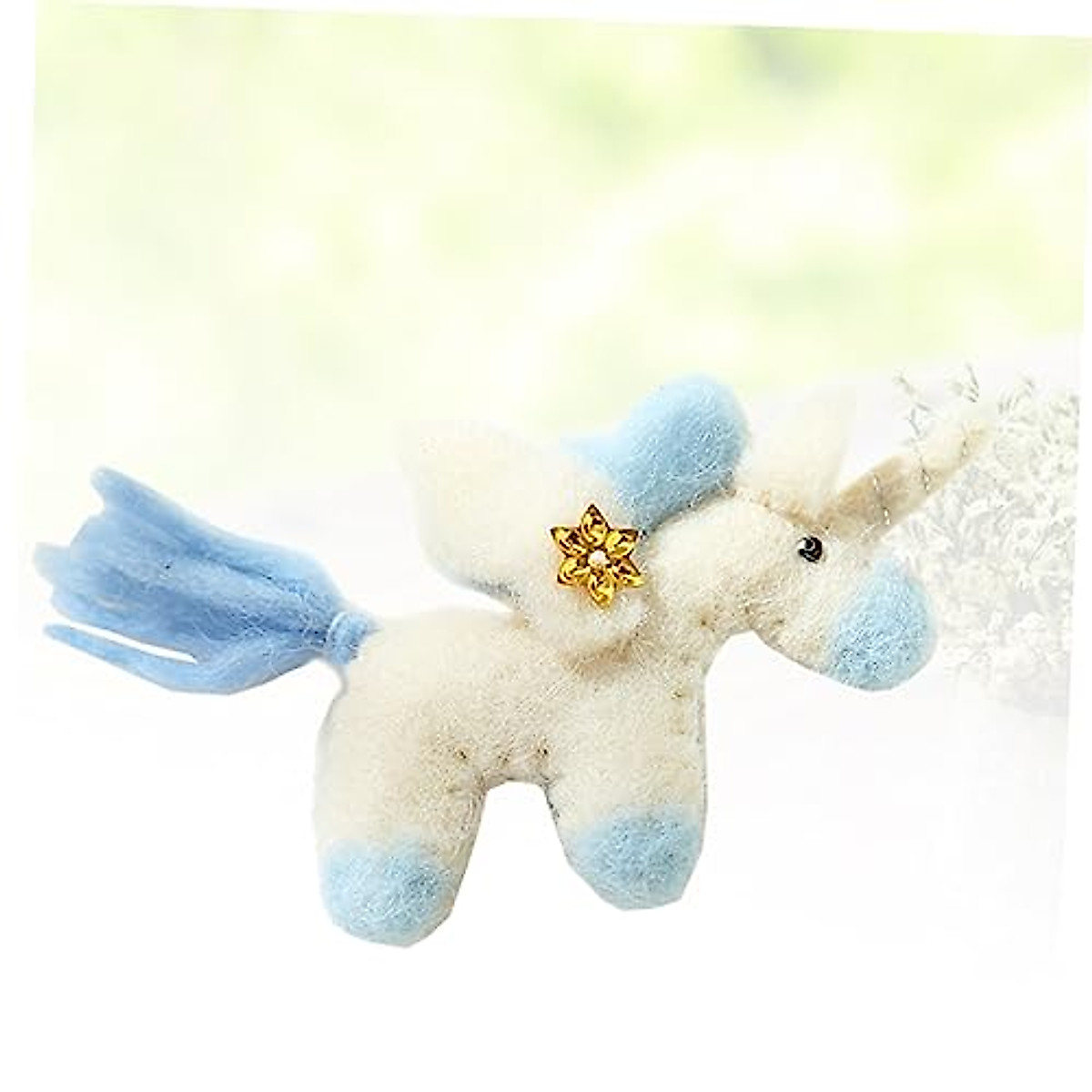 BESTOYARD Christmas Decor Wool Felt Ornament Hanging Pendant Unicorn Pendant Christmas Tree Accessories