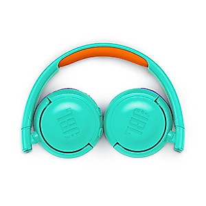JBL JR 300BT Kids On-Ear Wireless Headphones with Safe Sound Technology (Teal)