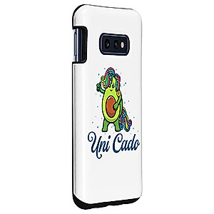 Galaxy S10e Uni Cado, Cute Avocado, Funny Unicorn, Guacamole, Vegan Case