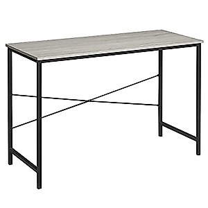 Niche Soho Home Office Writing, Modern, Study Desk Shell- Weathered Grey