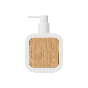390ml Liquid Soap Dispenser Multipurpose Kitchen Sink Rustic Empty Bathroom Manual Soap Dispenser for Shampoo Lotion Hand Soap Bath Cream, White