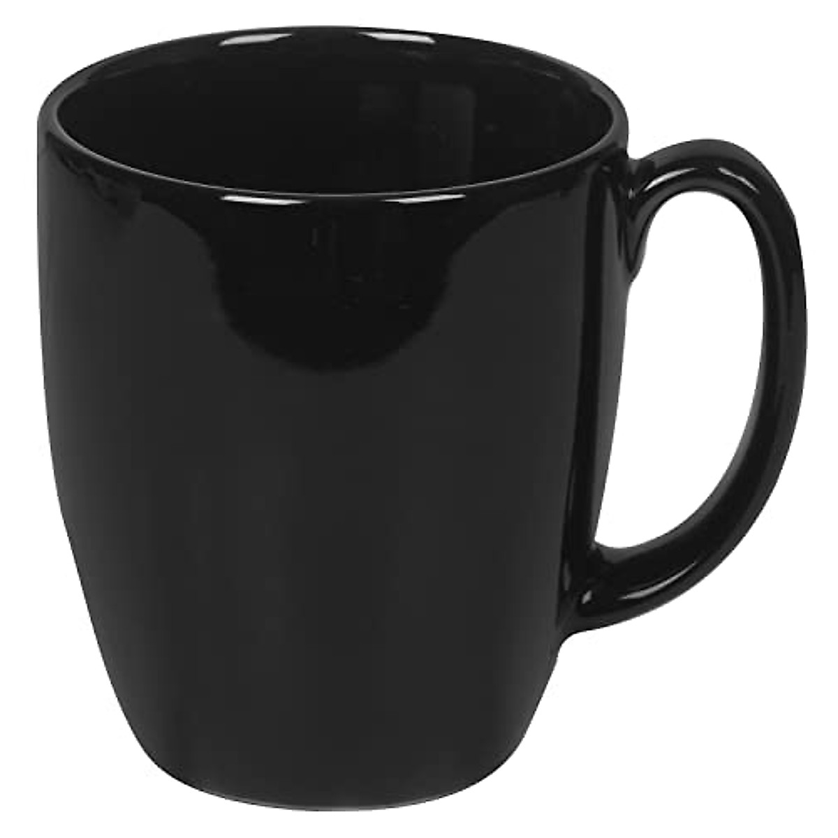 Corelle Livingware 11-Ounce Mug, Black (Pack of 6)