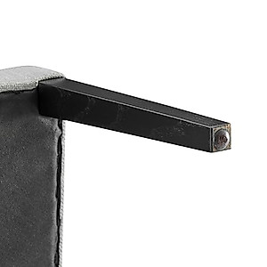 New Pacific Direct Kylo Dining Side Chair, Black/Meridien Gray