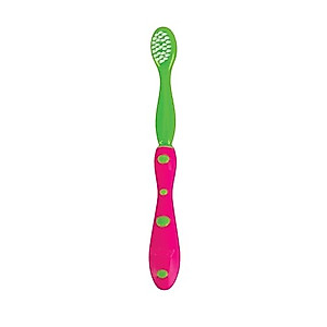 Dr. Talbot's Toddler Training Toothpaste Naturally Inspired with Citroganix, with Toothbrush Included, Pink/Green, 1.6 Ounce