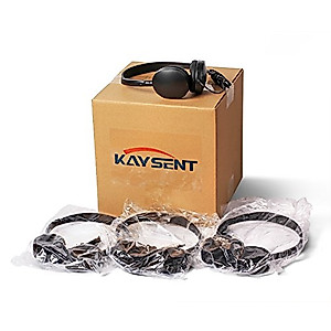 Kaysent Wholesale Bulk Low Cost Earphone Earbuds Headphones (KHP-50) 50 Pack Wholesale Headphone for School,Airplane,Hospital,Students,Kids and Adults