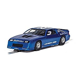 Scalextric Chevrolet Camaro IROC-Z Blue 1:32 Slot Race Car C4145