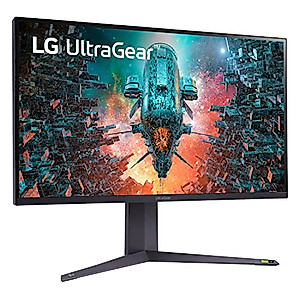 LG UltraGear UHD 32-Inch Gaming Monitor 32GQ950-B, Nano IPS 1ms (GtG) with ATW, VESA DisplayHDR 1000, NVIDIA G-SYNC, and AMD FreeSync, 144Hz, Black