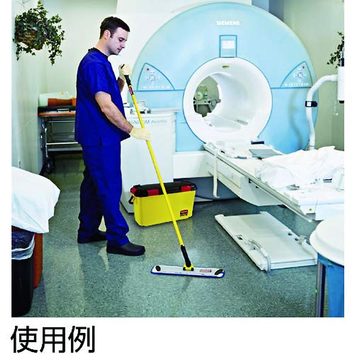 Rubbermaid Commercial Products HYGEN Microfiber Dust Mop Pad, 18-Inch, Green, Looped End for Dirt Collection, Heavy-Duty Cleaning for Hardwood/Tile/Laminated Floors in Kitchen/Lobby/Office