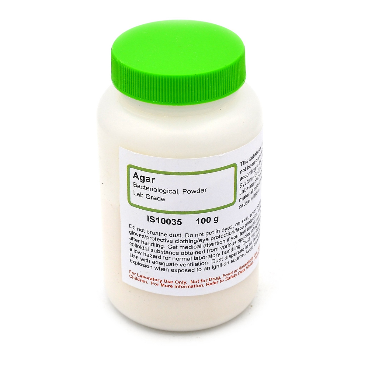 ALDON Innovating Science Laboratory-Grade Agar Powder, 100g - The Curated Chemical Collection