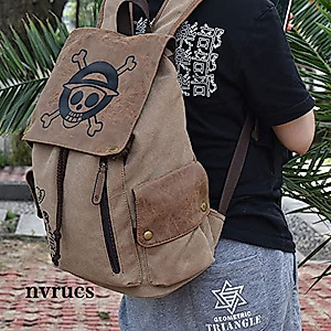 KITAT Anime Backpack One Piece Student School Book Bag Travel Teens Laptop Bagpacks