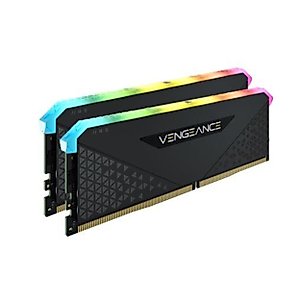 CORSAIR VENGEANCE RGB RT 64GB (2x32GB) DDR4 3200 (PC4-25600) C16 1.35V Desktop Memory
