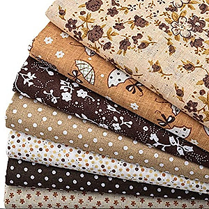 14pcs 19.6" x 19.6" Floral Printed top Cotton Fabric Bundle Squares Quilting Sewing Patchwork Cloths DIY Scrapbooking artcraft