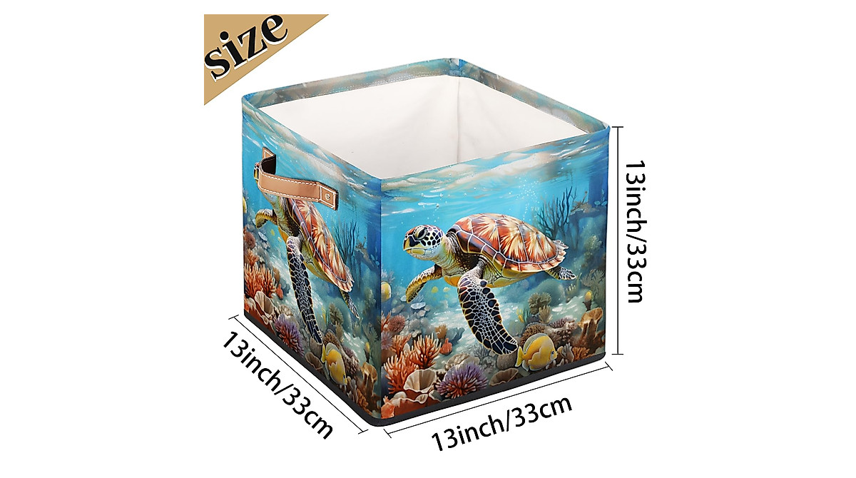 TropicalLife 13" Storage Cubes - Stylish & Functional