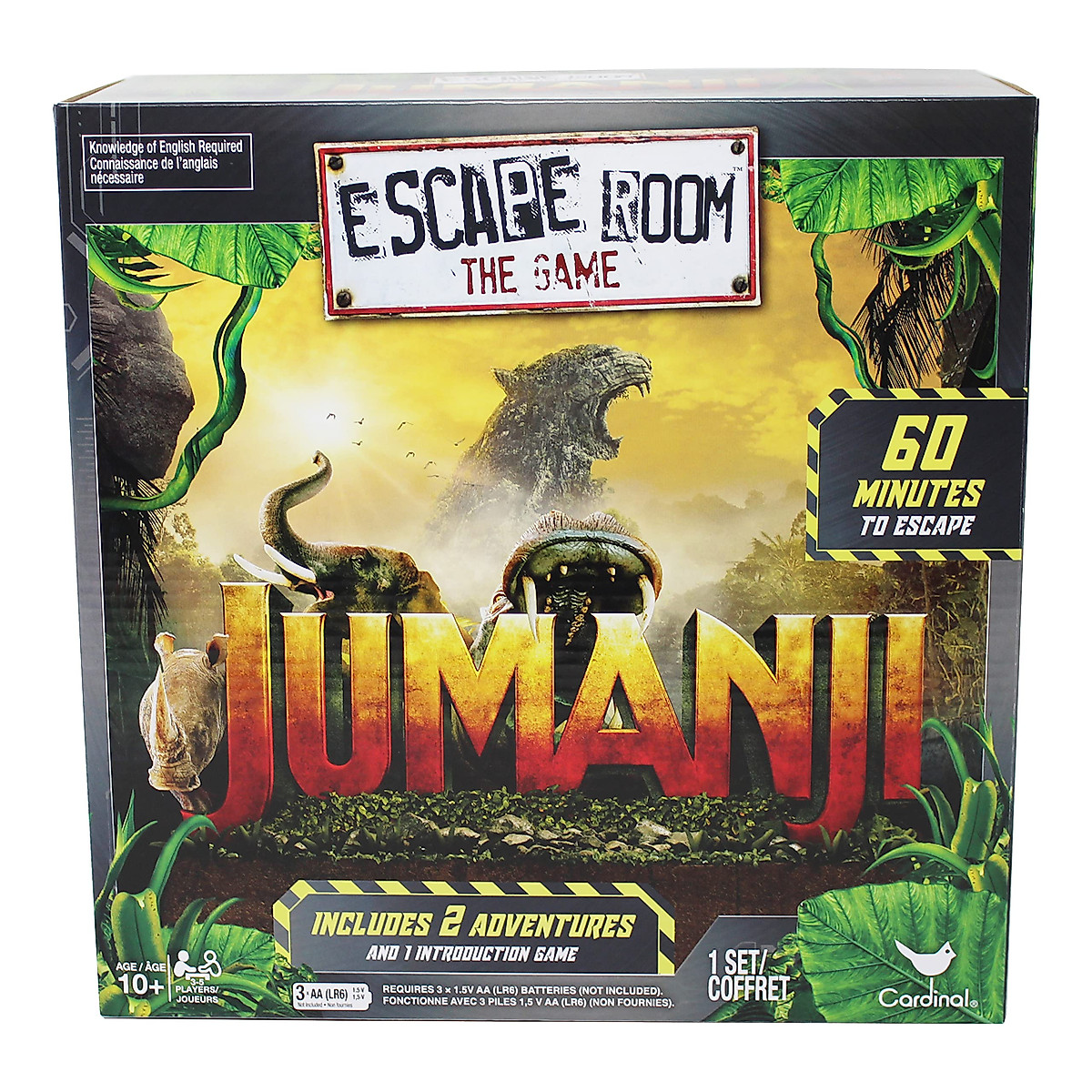 Cardinal Games Jumanji Escape Room Game, Multicolor