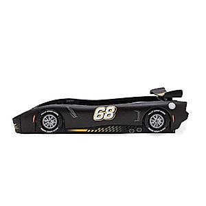 Delta Children Turbo Race Car Twin Bed, Black