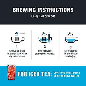 Tiesta Tea - Peach Party | Loose Leaf | Peach Hibiscus Herbal Infusion | Premium Blend | Non-Caffeinated Fruit Tea | Makes Hot or Iced & Up to 50 Cups | 4.5oz Refillable Tin