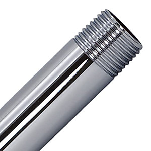 Westbrass 1/2" IPS x 19" Ceiling Mounted Shower Arm with Flange, Polished Chrome, D3619A-26