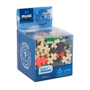 PLUS PLUS – Set of 3 Mystery Makers – Robots, Bundle 1 – Construction Building STEM | STEAM Toy, Interlocking Mini Puzzle Blocks for Kids