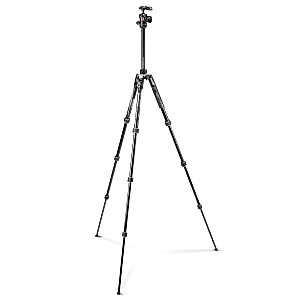 Manfrotto Befree Advanced Camera Tripod Kit with Twist Closure, Travel Tripod Kit with Ball Head, Portable and Compact, Camera Tripod in Aluminium for DSLR, Reflex, Mirrorless, Camera Accessories