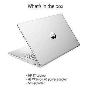 2022 HP High Performance Business Laptop - 17.3" FHD IPS - 11th Intel i7-1165G7 Iris Xe Graphics - 32GB DDR4 - 1TB SSD - Backlit Keyboard - Fingerprint Reader - Silver - Win 10 Pro