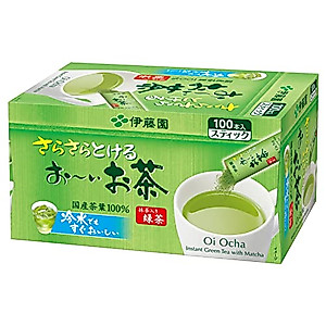 Ito En Oi Ocha Japanese Green Tea, Macha blend, pack of 100 [Japan Import]