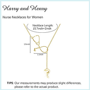 Nurse Necklace for Women Nurses Week Gifts Nursing Graduation Gifts for Her Student Nurse Appreciation Gift School Cool Gifts for Nurses Unique Graduation Gifts for Nurses Female Outfit 2024